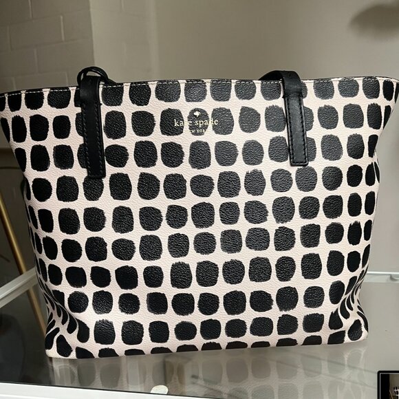kate spade | Bags | Kate Spade Black And White Tote Bag | Poshmark